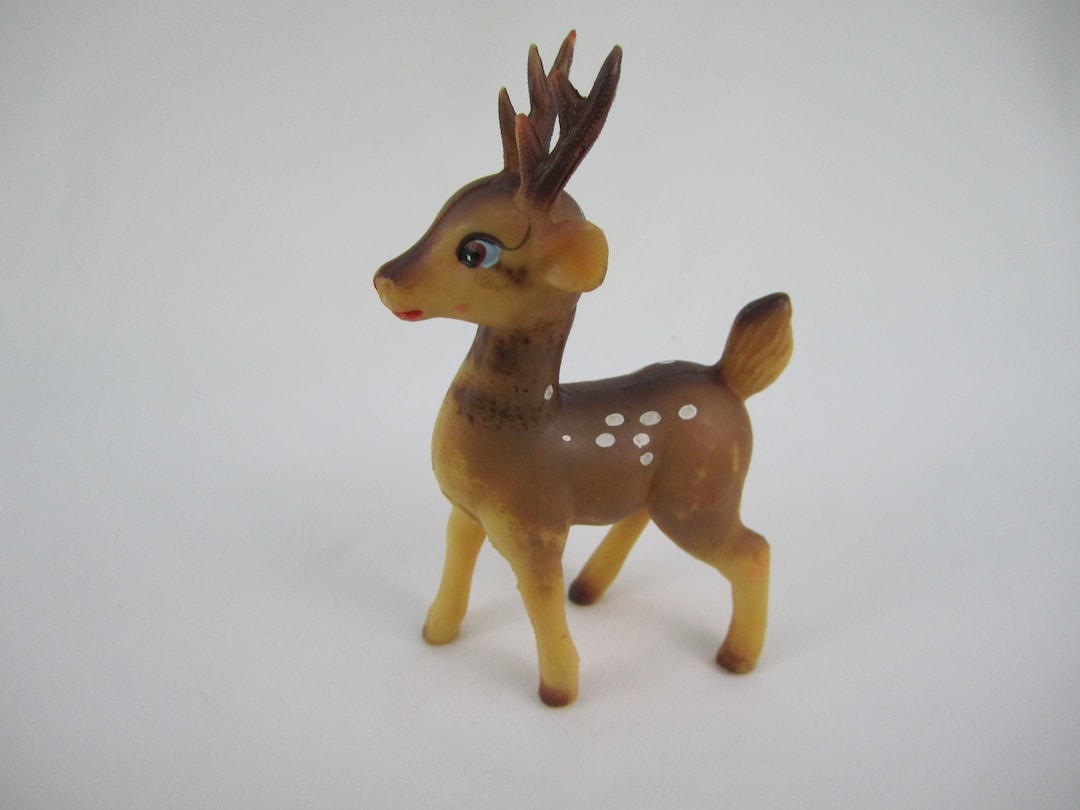 Small Rubber Reindeervintage Japan Holiday Decor - Etsy