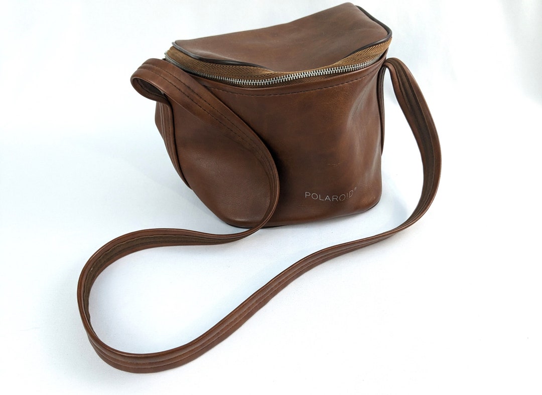 Polaroid Soft Brown Vinyl Camera Bag Vintage 70s Carrying Case - Etsy