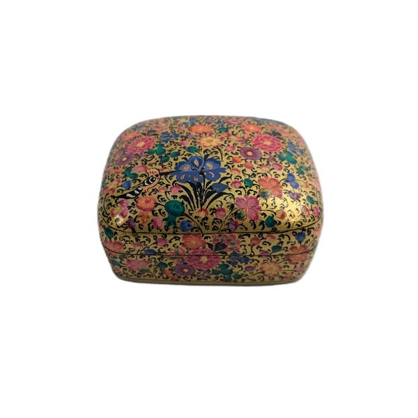 Lacquer Trinket Box - Etsy