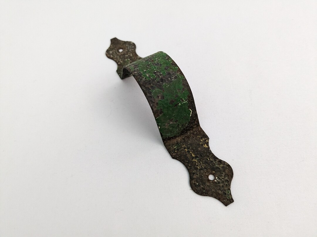 Large Rustic Metal Gate Handle Distressed Aged Door Pull - Etsy