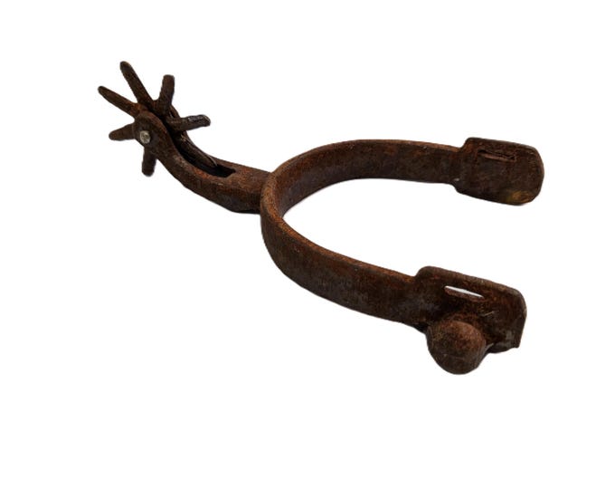 Salvaged Rusty Cowboy Spur ~ Vintage Western Decor ~ Crafting Projects ...
