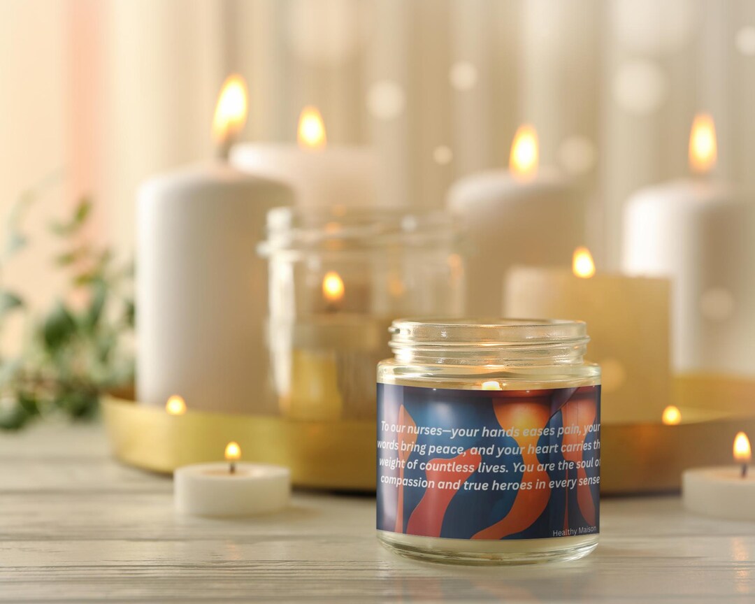 Nurse Appreciation Scented Candle, Inspirational Relaxation Candle for ...