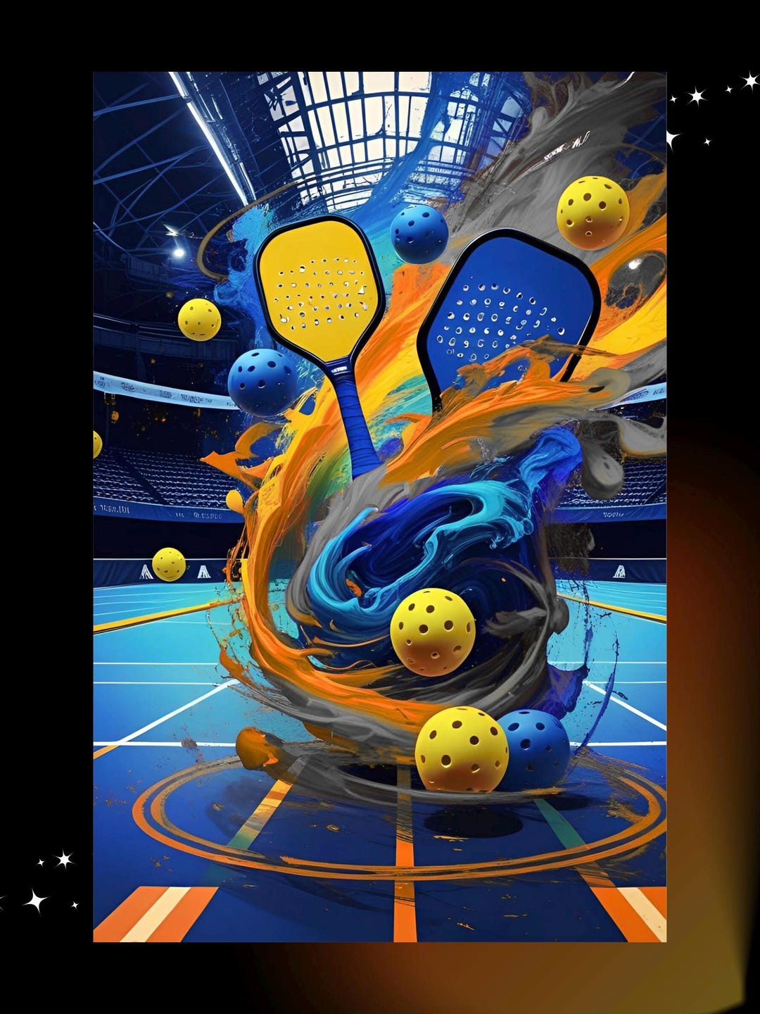 Printable Pickleball Wall Art, Sports Décor Bundle, Game Room Prints ...