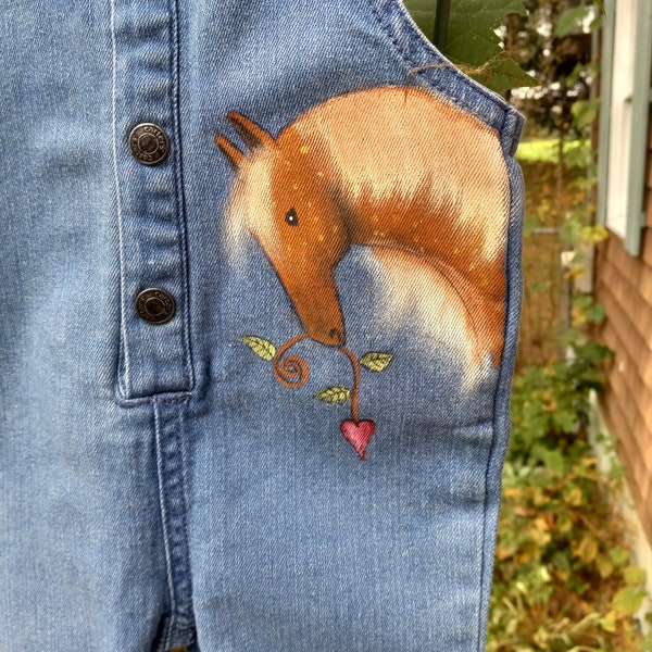 Handpainted Overalls - Etsy