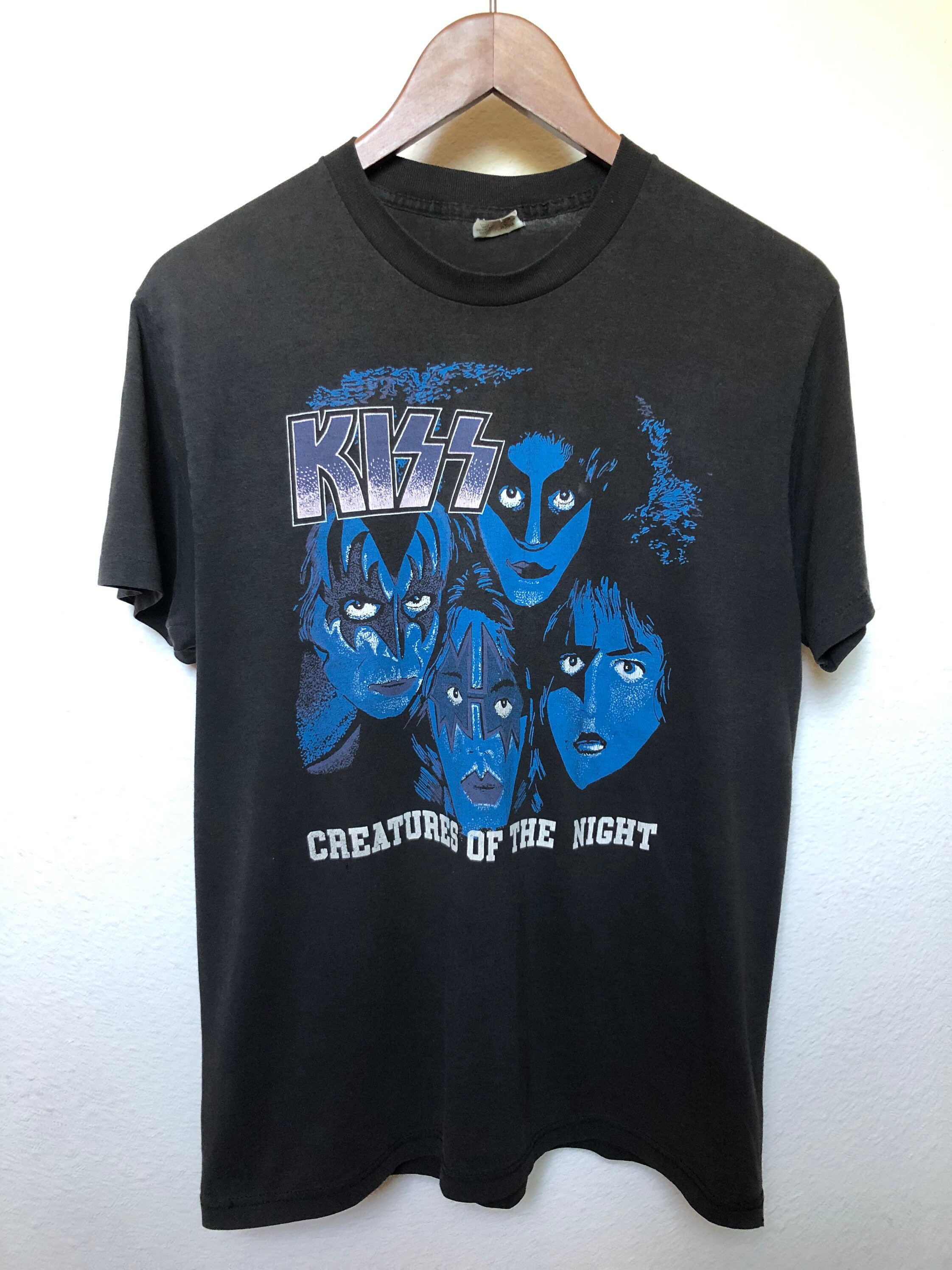 kiss t shirt creatures of the night
