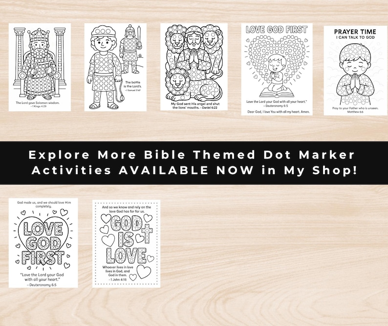 David and Goliath Dot Marker Coloring Page: Bible Verse Activity (PDF ...