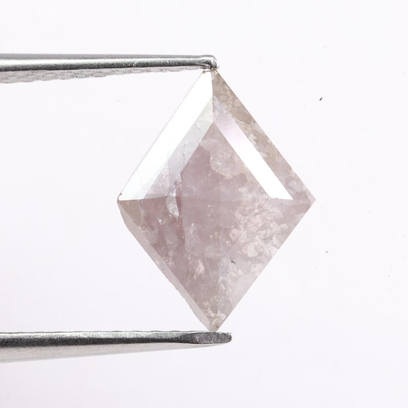 1.07 Ct Minimalist Lozenge Shape Natural Pink, Earth-born Rustic ...