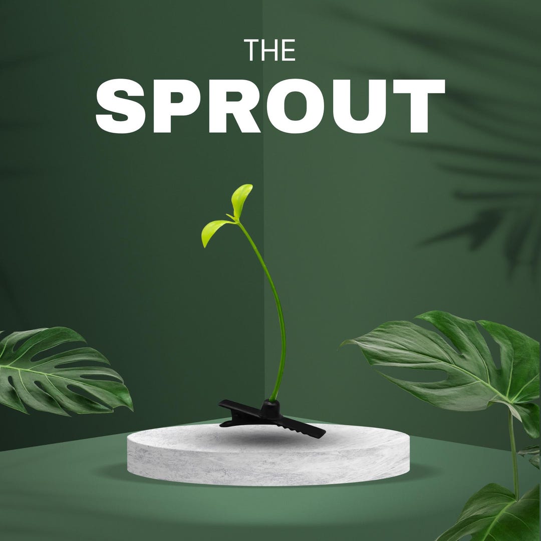 Sprout Hat & Hair Clip the Original Sprout – Halloween / Rave Accessory ...