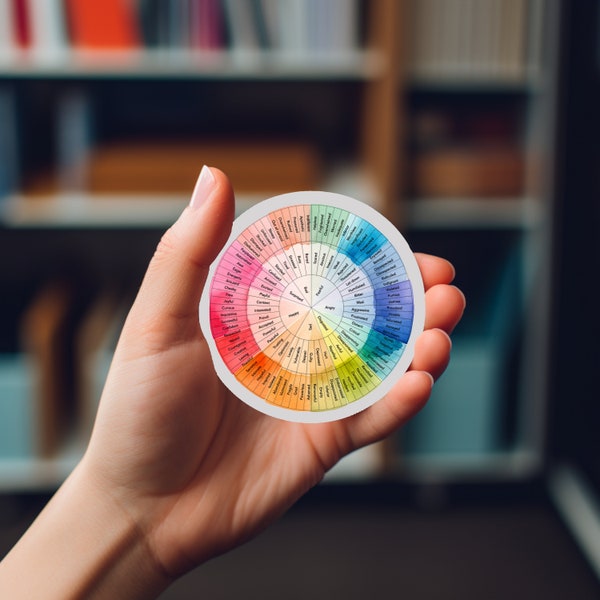 Ver 2.0 Printable Color Wheel, Printable Color Wheel, Easy to Use ...