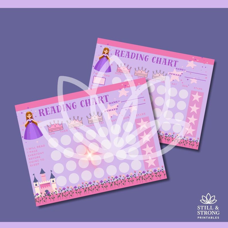 Printable Reading Reward Chart for Kids – Reading Tracker – English PDF ...