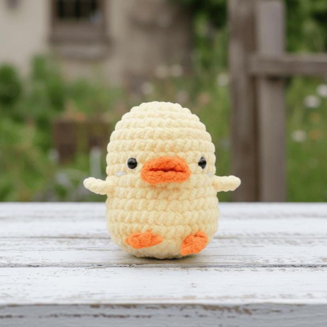 Crochet Yellow Duckling Pattern - Cute Amigurumi Duck, Easy Crochet ...