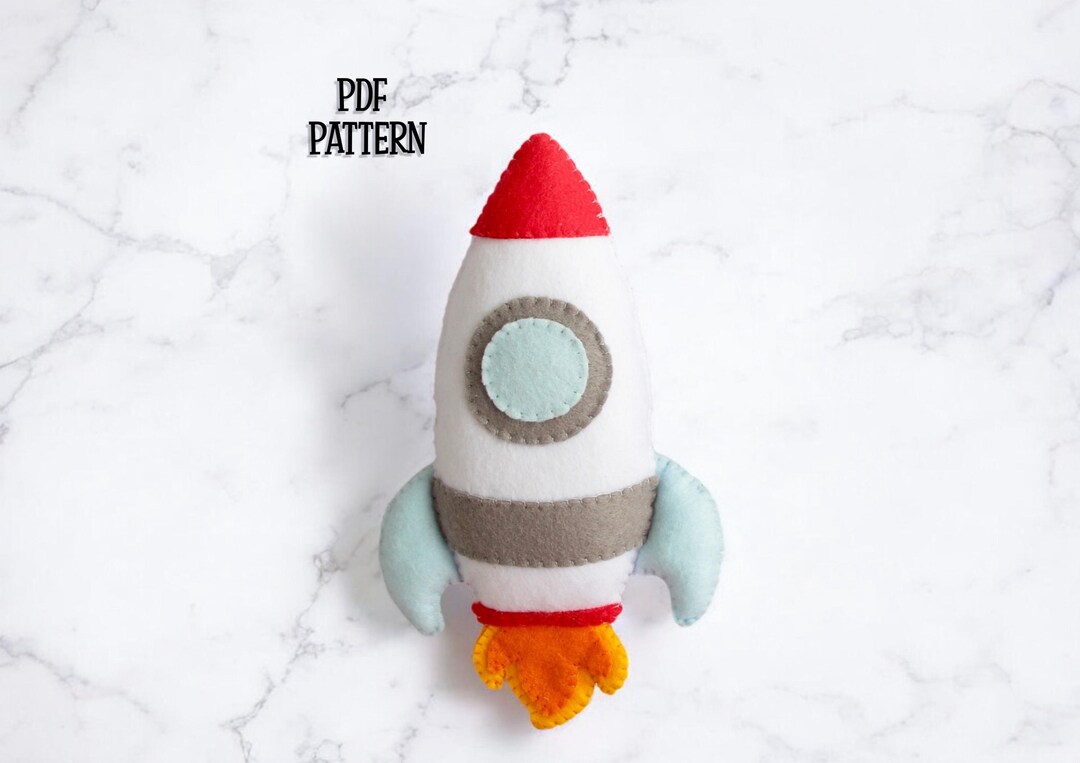 Felt Rocket Pattern - Etsy