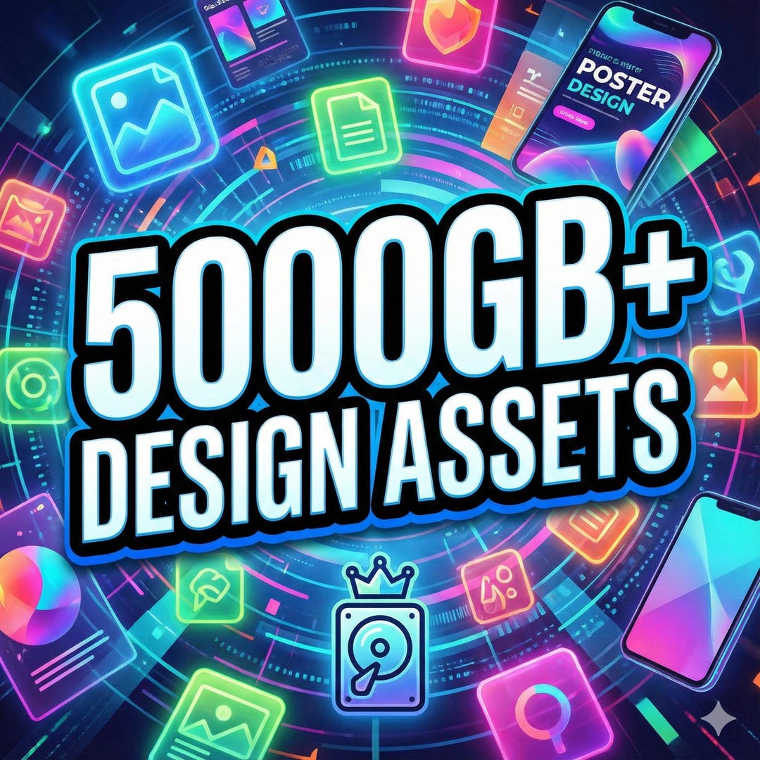 Graphic Bundle, Design Bundle, Graphic Assets, Design Resources, T ...
