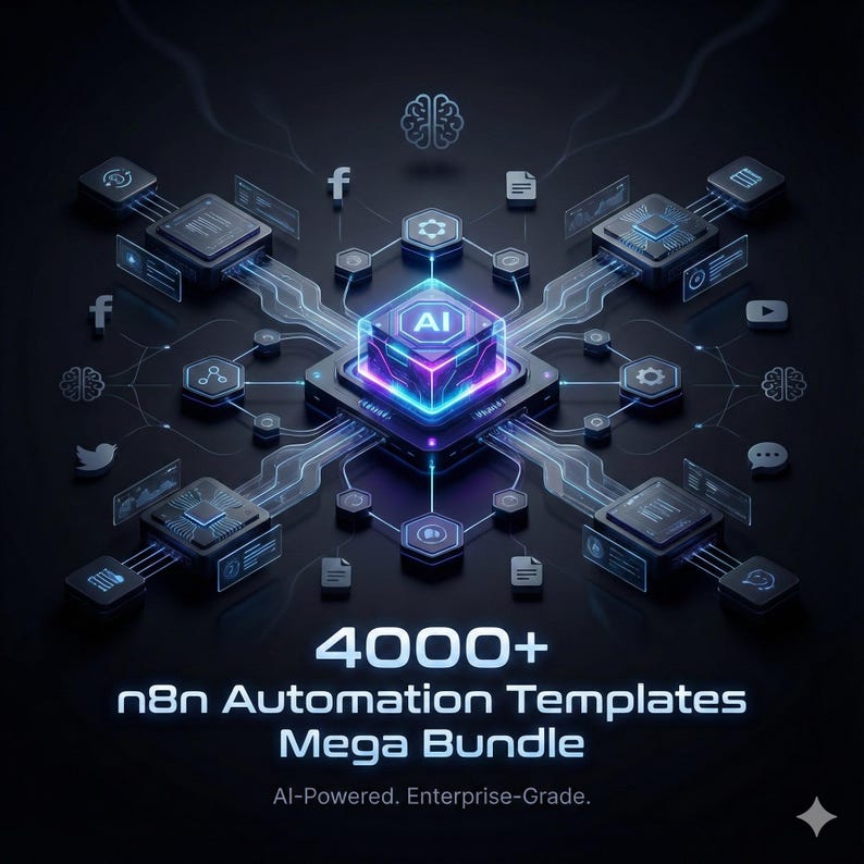 N8n Automation Bundle – AI Workflows, Business Automation, Marketing ...