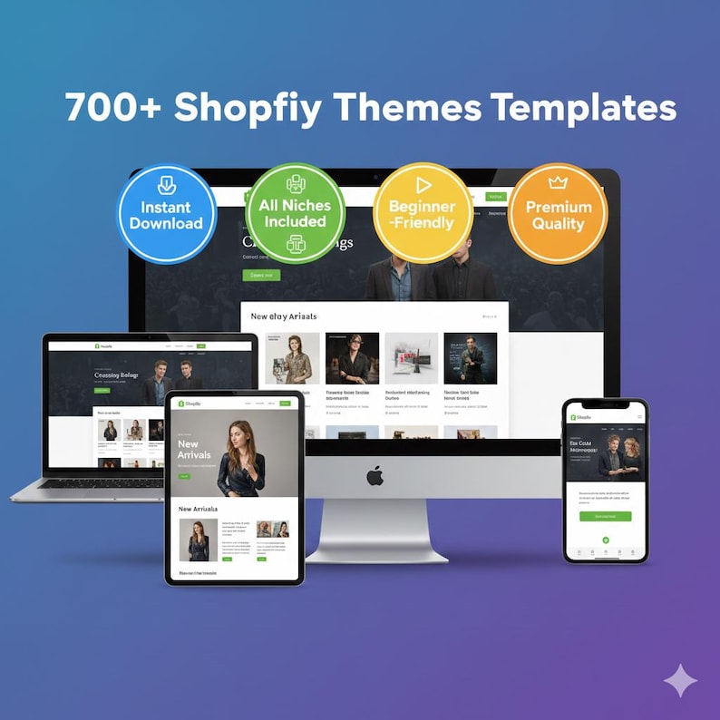 Plus de 700 méga packs de thèmes Shopify | Modèles Premium Shopify ...