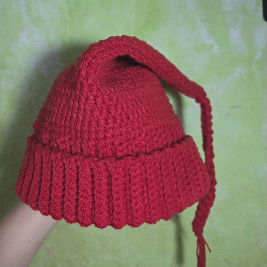 Melt the ICE Crochet Hat Pattern PDF, Y2K Drip Beanie, Red Statement ...