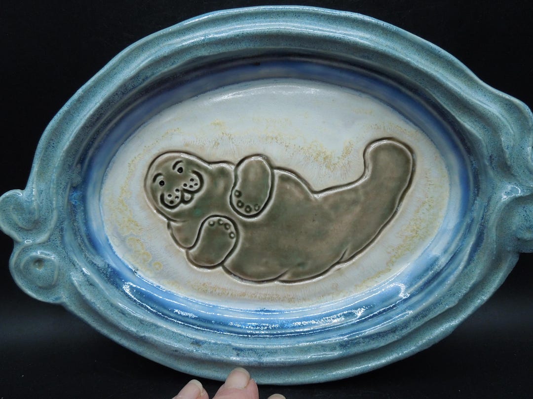 Handmade Manatee Bowl: Ceramic Dish, Food Safe - Etsy