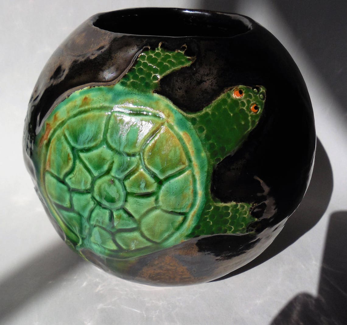 Turtle Vase - Etsy