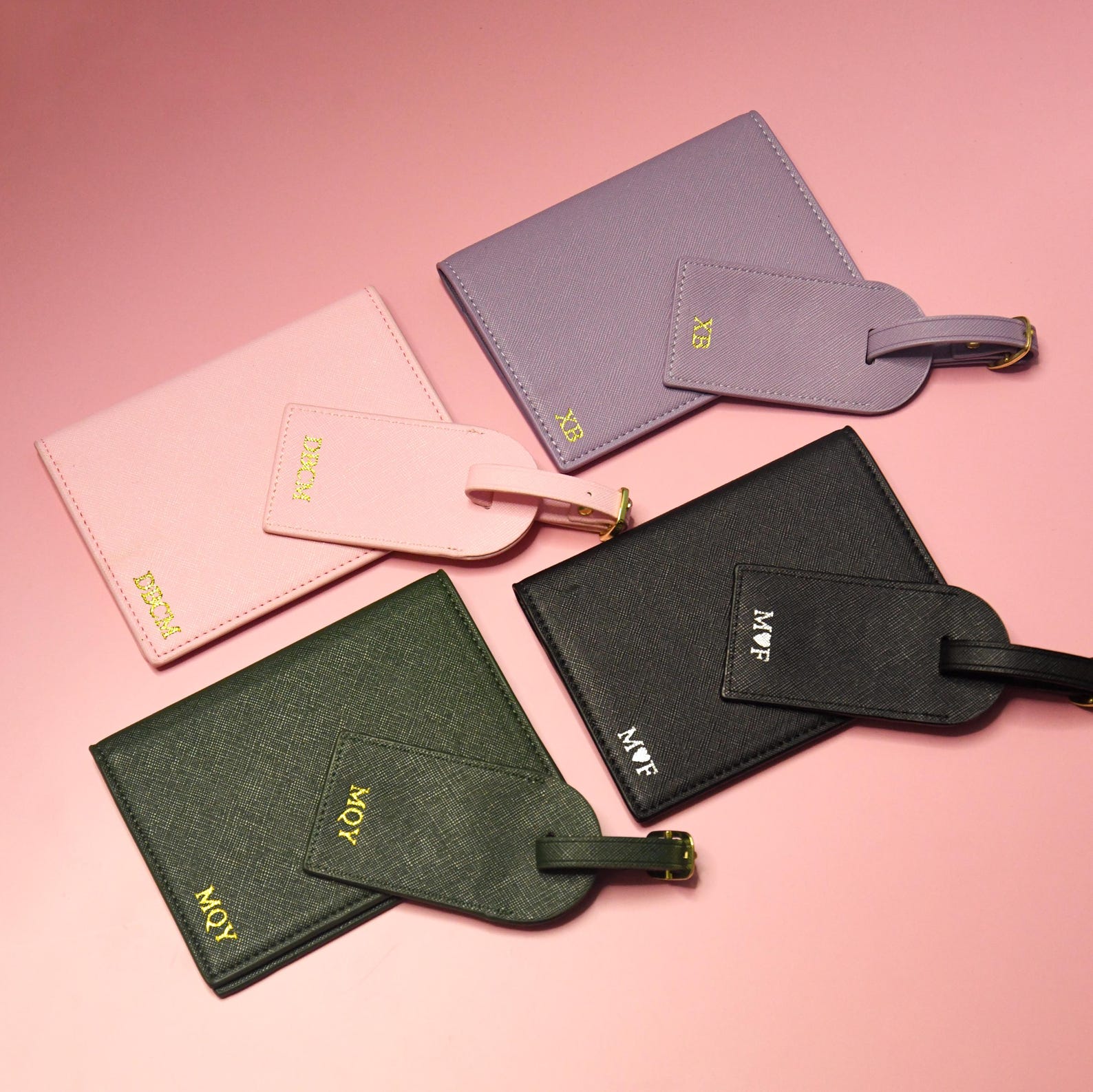 Personalized Passport Cover and Luggage Tag Gift Ideas Holiday Gift ...