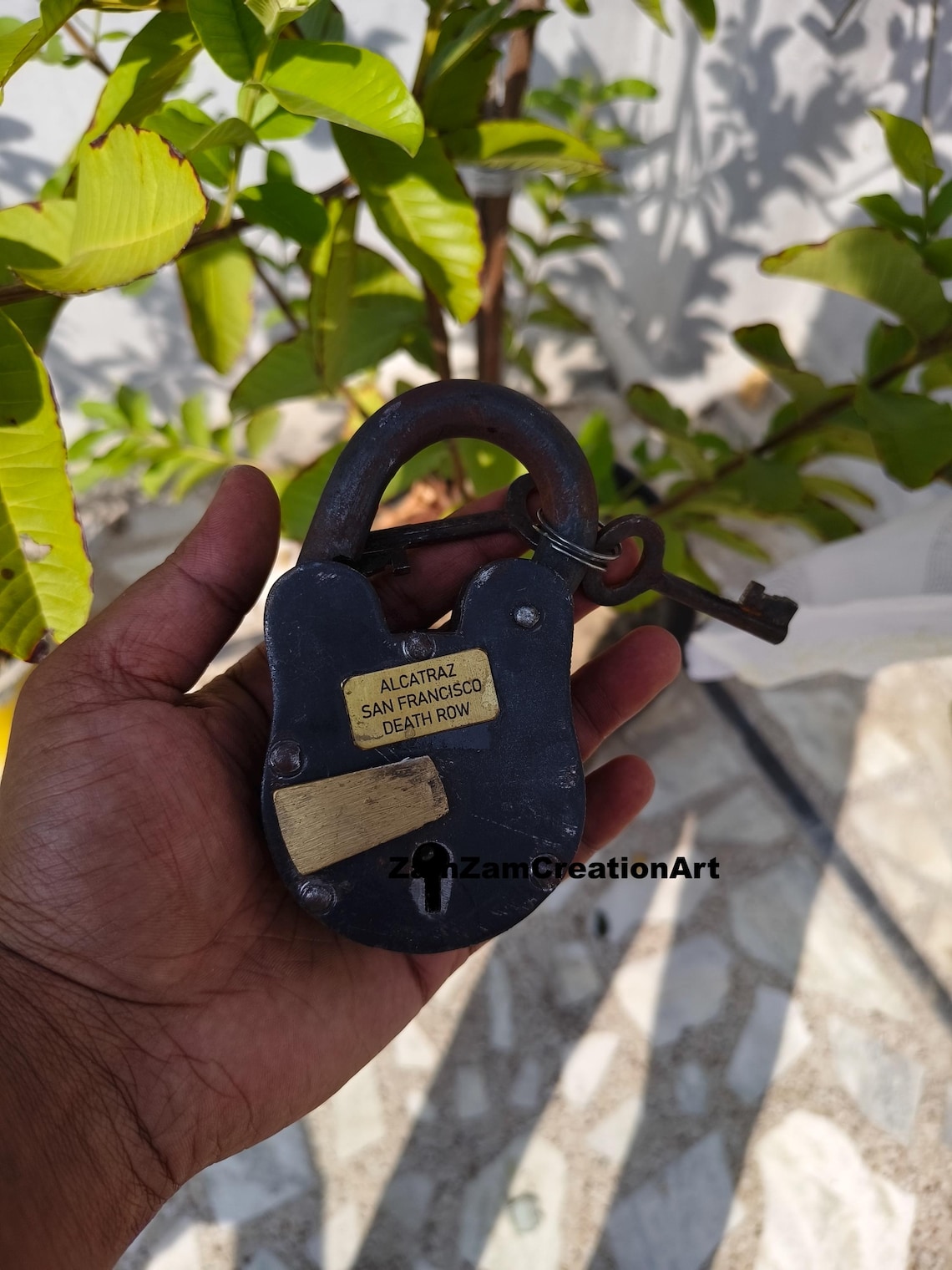Rustic Iron Padlock With Keys - Medieval Pirate Chest Lock - 3.25" - Etsy