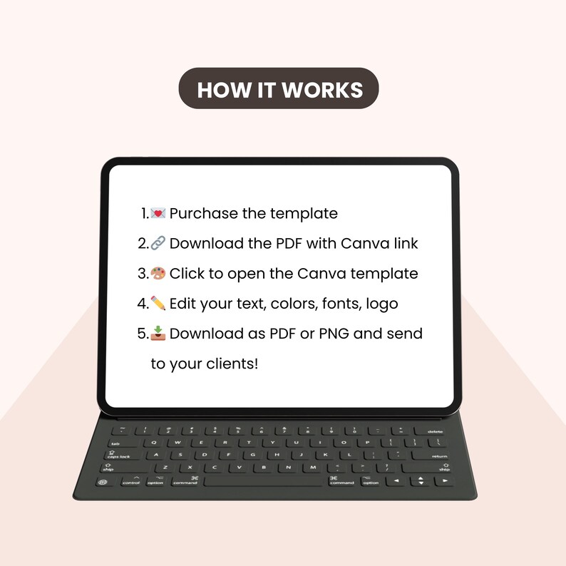 Minimalist Invoice Template Editable Canva Invoice for Small Business ...
