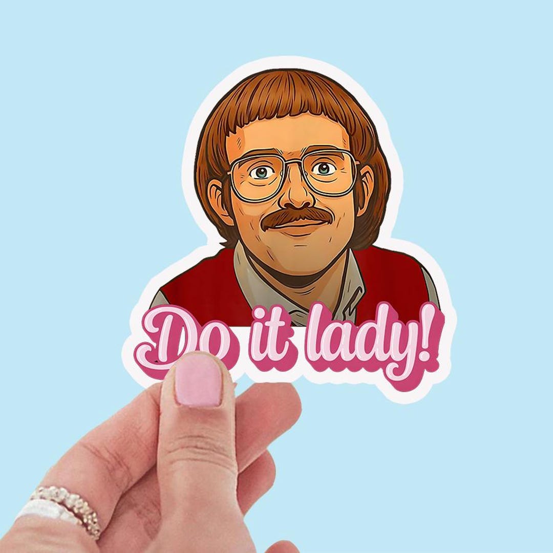 Chit Do It Lady Sticker, Viral Tiktok Quote Sticker, Funny Waterproof ...