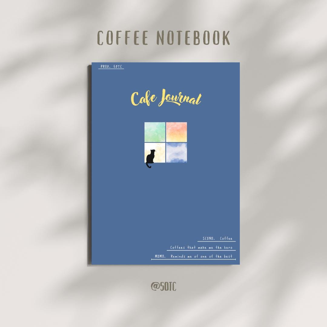 Printable Coffee Journal | Cafe Visit Log Book | Tasting Notes PDF ...