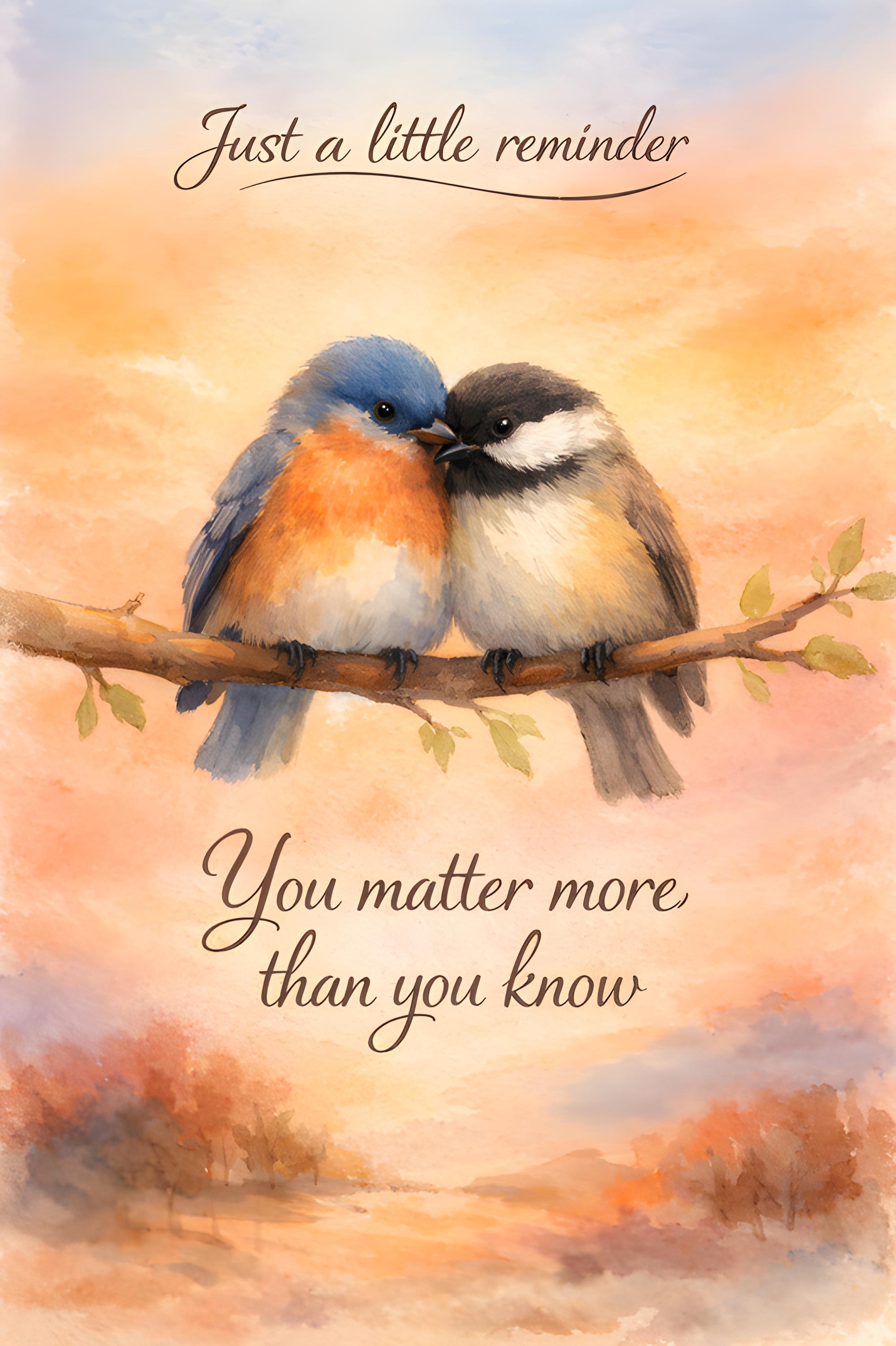 You Matter More Than You Know Card, Encouragement, Support for Friend ...