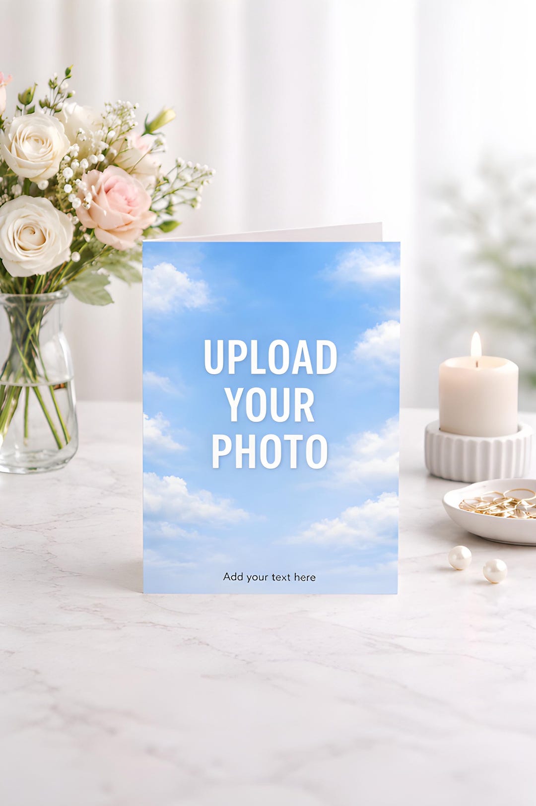 Custom Photo Card, Upload Your Own Picture, Personalized Image Greeting ...