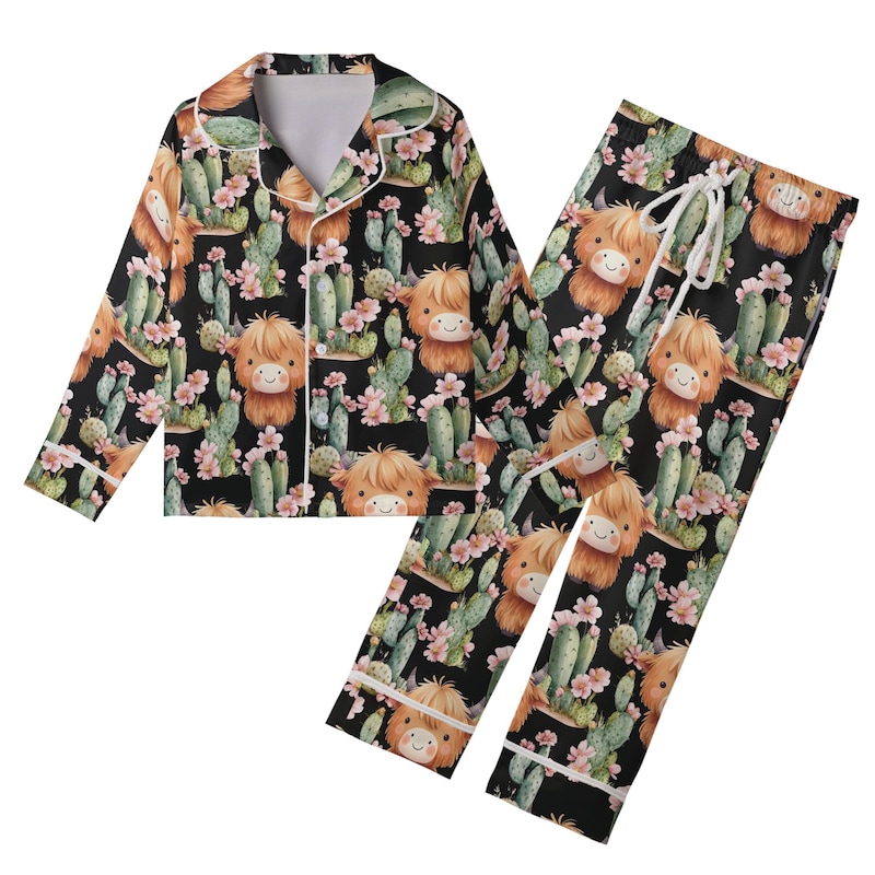 Highland Cow Pajamas - Etsy