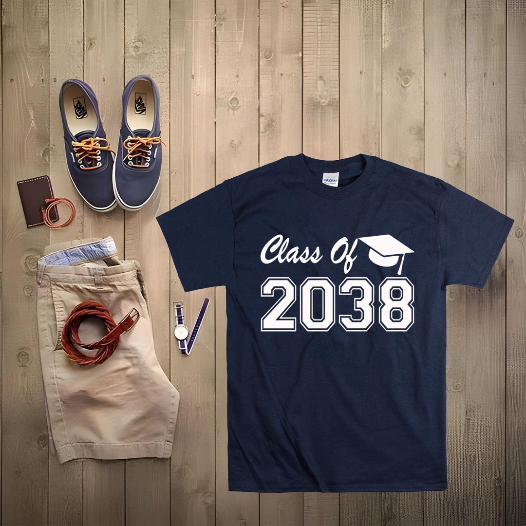 Class of 2038 PNG, Funny Kindergarten Back to School Design, First Day ...