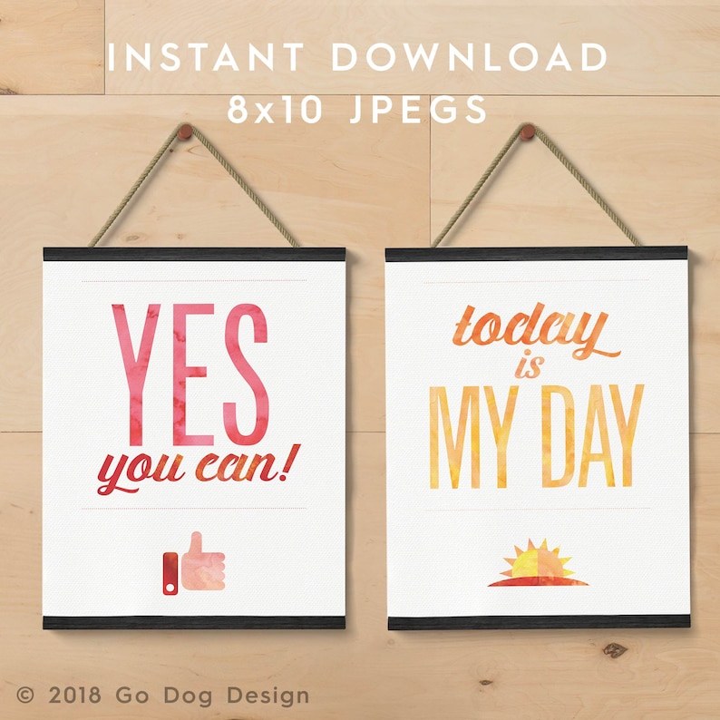 INSPIRING Teacher Classroom Inspirational Posters/wall Art, Digital ...