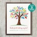 CUSTOM Teacher Tree Printable - Personalized Teacher Appreciation/class ...