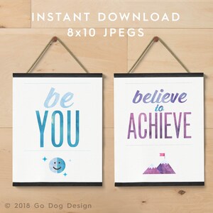 INSPIRING Teacher Classroom Inspirational Posters/wall Art, Digital ...