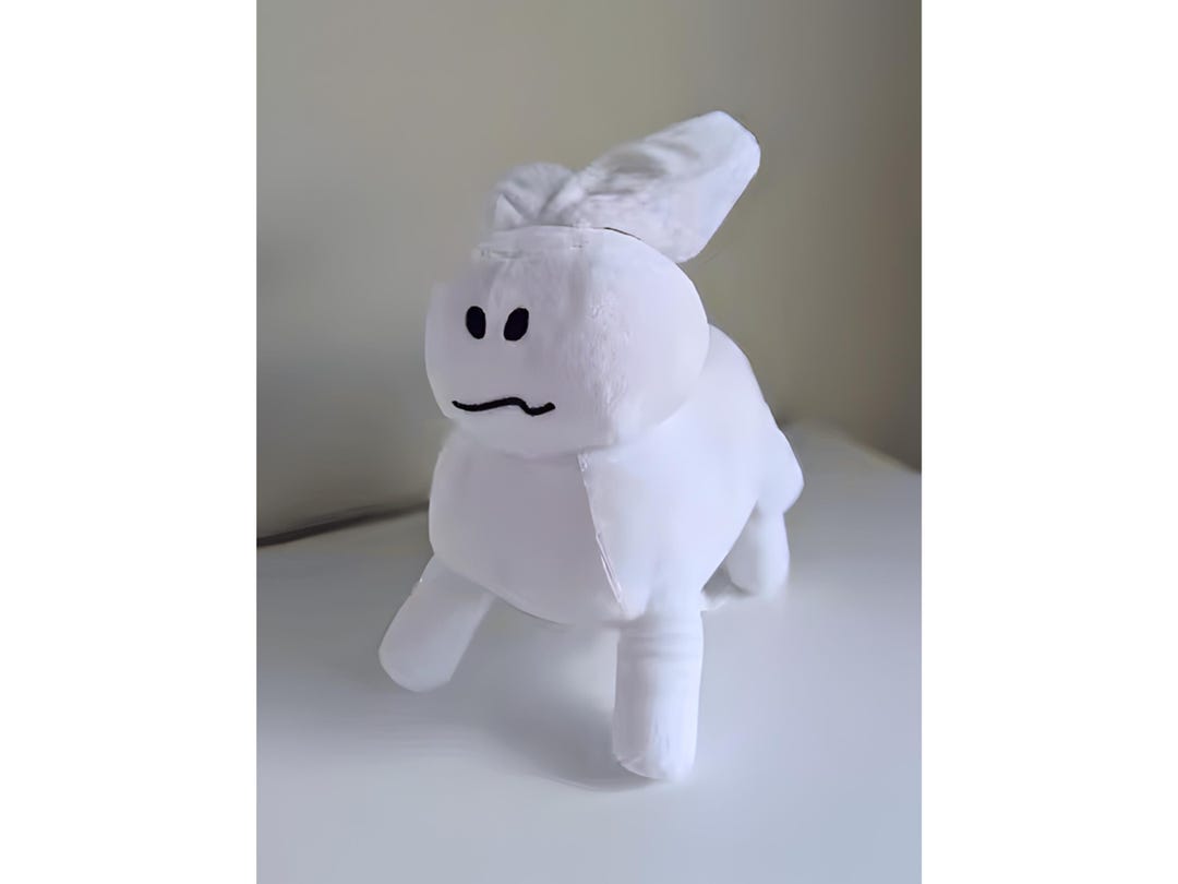 Gubby Plushie, Roblox Meme Rabbit Plush, Forsaken Gifts Toy - Etsy