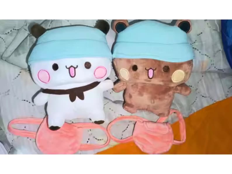 Bubu and Yier Panda Plush, Soft Stuffed Animals Toy, Gift for Kid - Etsy