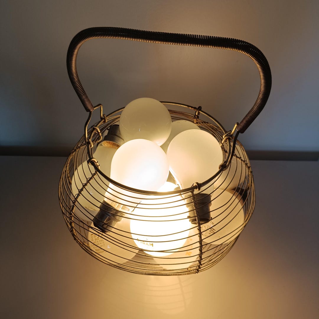 Light Bulb Basket - Etsy