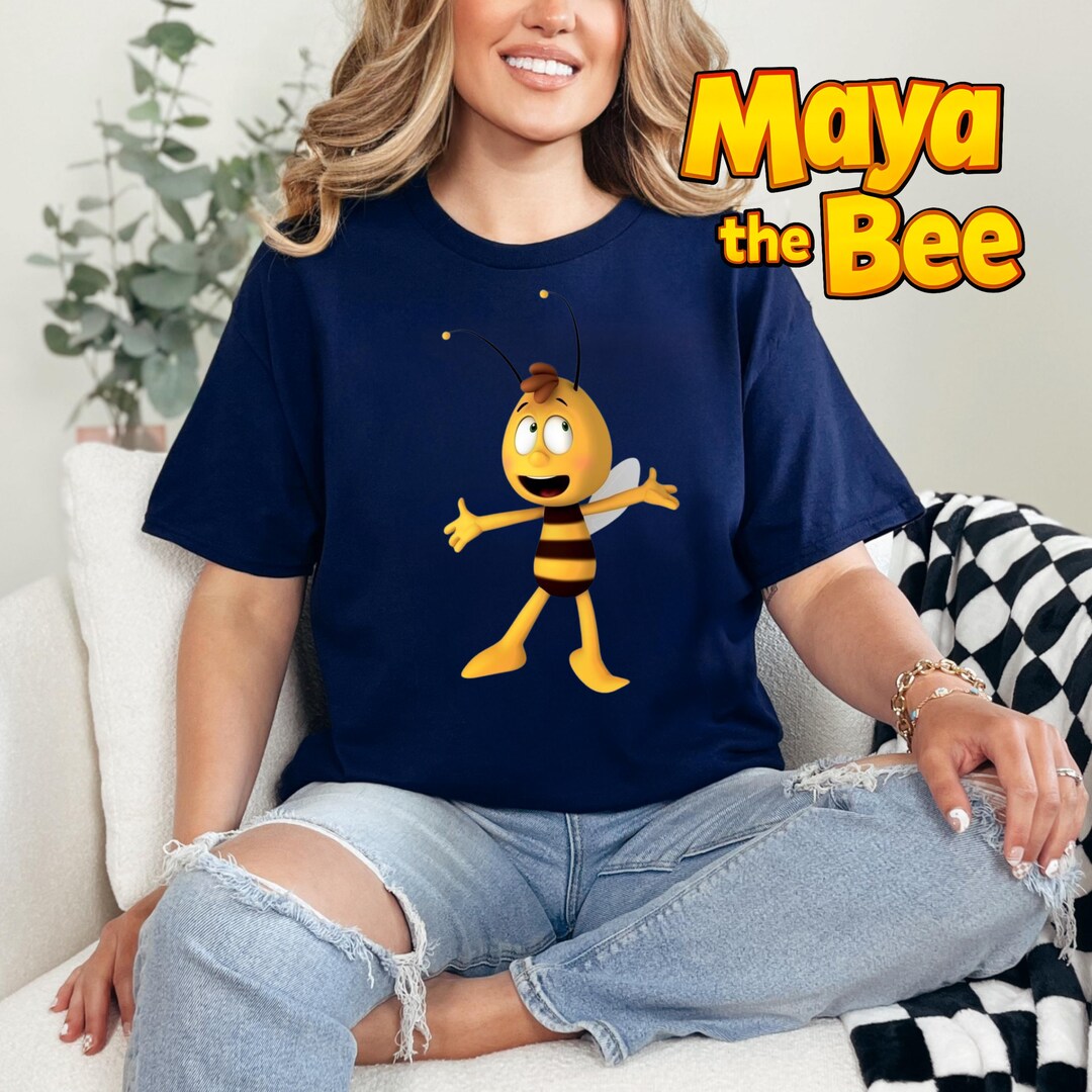 Willy the Bee T-shirt – Cute Cartoon Bee Character Tee – Maya the Bee’s ...