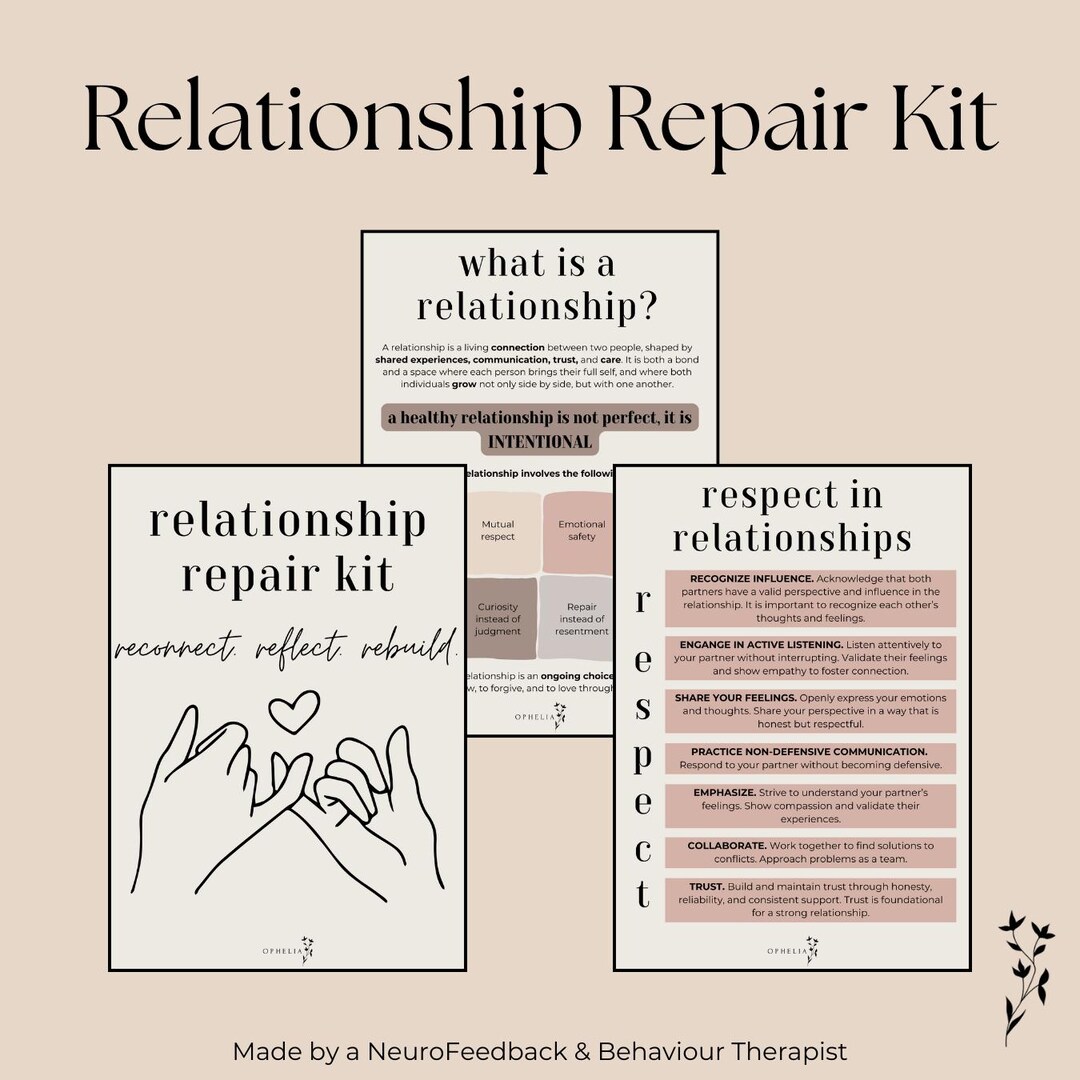 The Relationship Repair Kit – Digital Healing Guide | Self-reflection ...