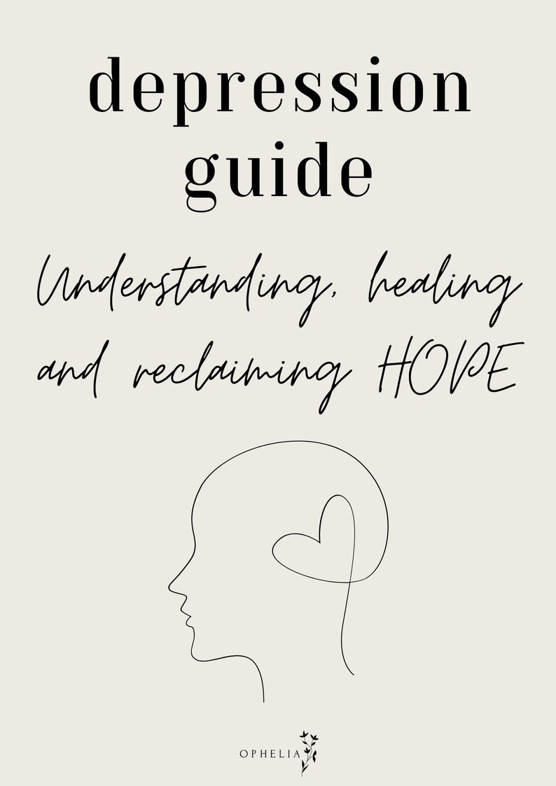 The Depression Guide – Digital Workbook for Healing & Hope | Mental ...