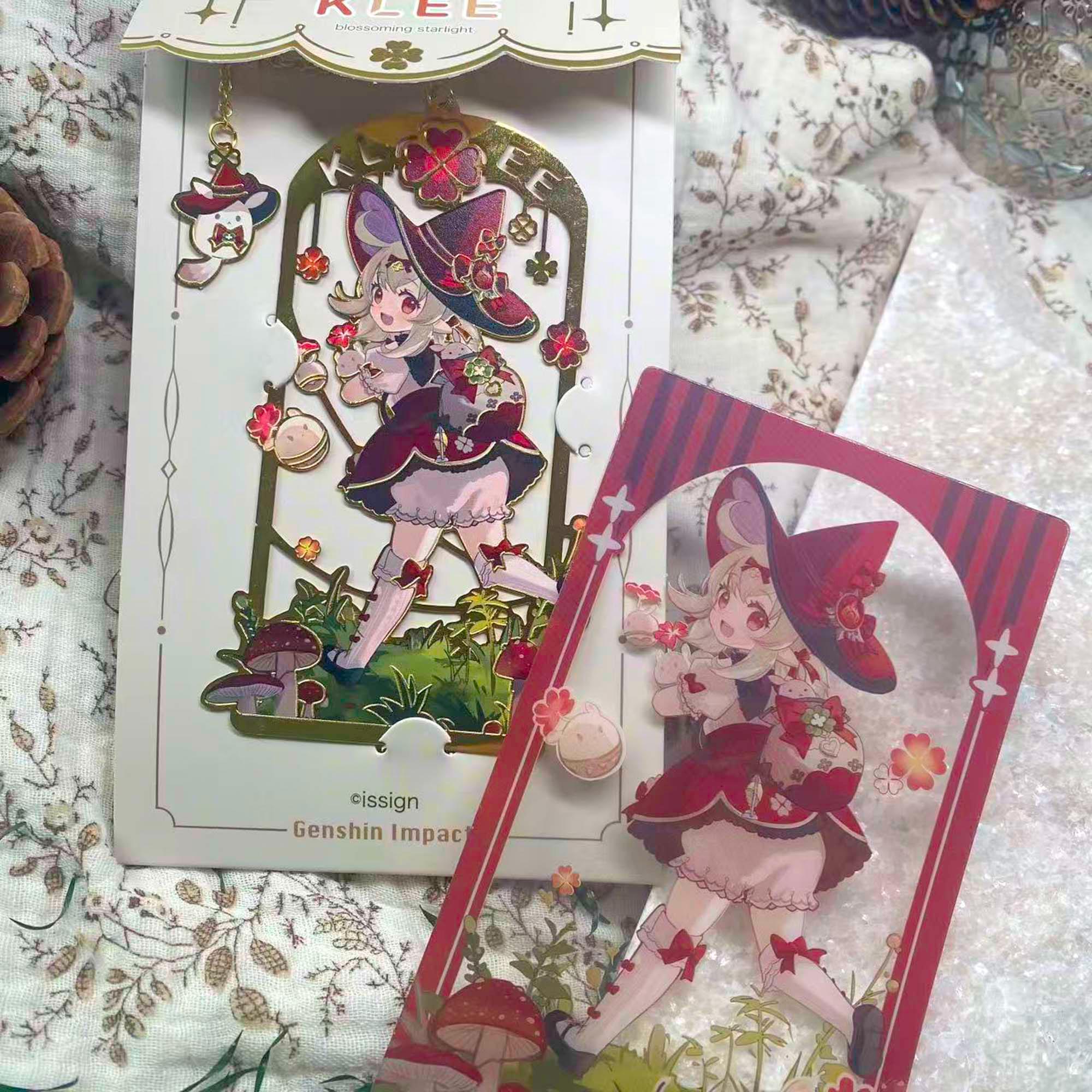 Genshin Impact Klee Fan-made Metal Bookmark - Genshin Fan Gift - Etsy