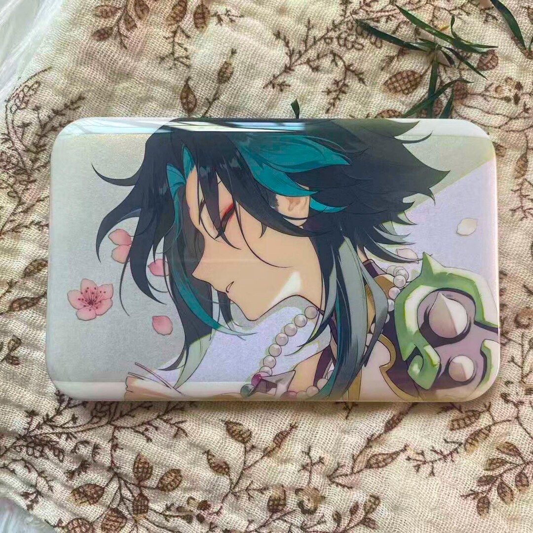Genshin Impact Xiao Fan-made Badge - 55×85mm Square Collectible,anime ...