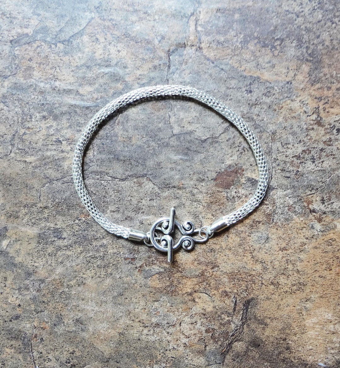 SALE New Beadable Toggle Bracelet Design, for European Beads and Charms ...