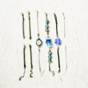 Beadable Two-piece Bracelets With Decorative Capsnew Design - Etsy