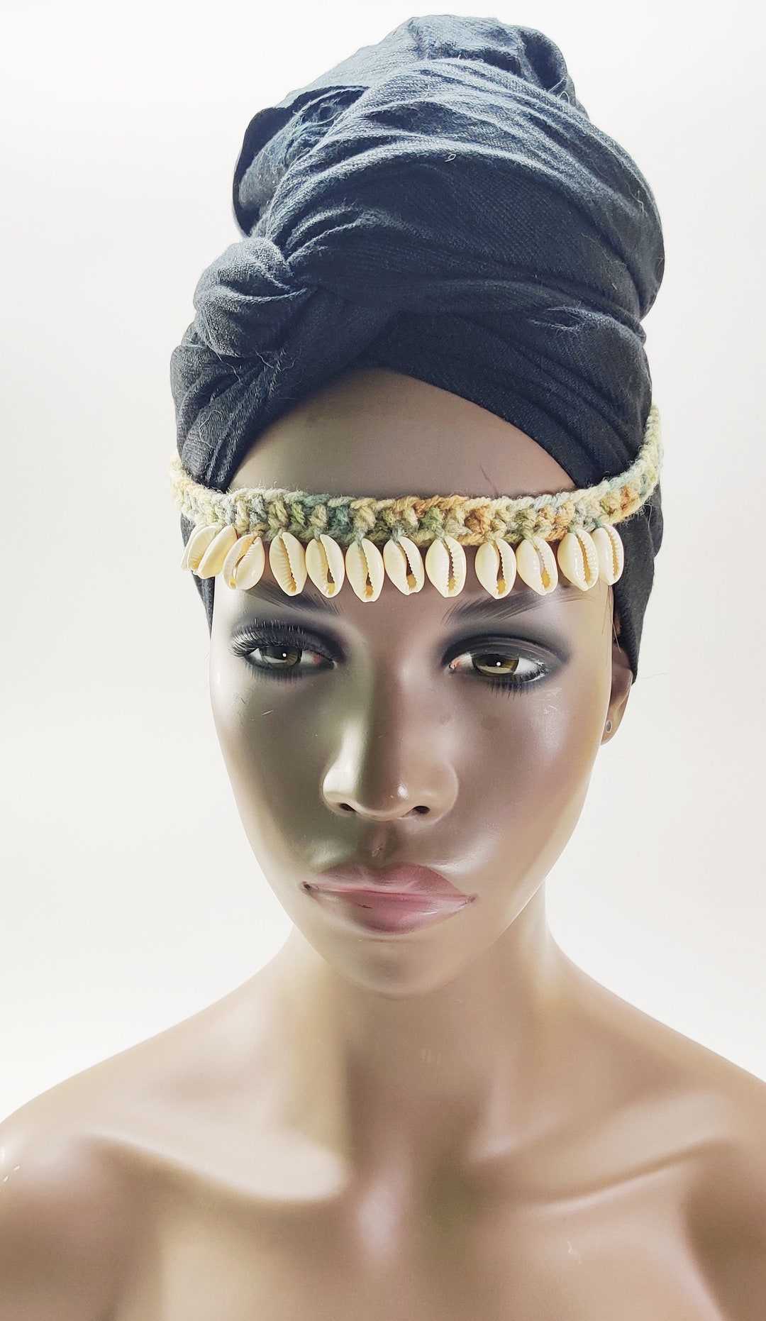 Head Wrap Shell Accessory | Head Wrap Shells Wrap Drape | Head Wrap ...