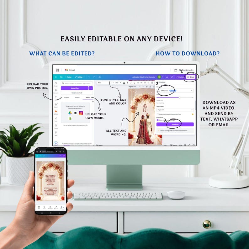 Animated Indian Wedding Invitation Video | Personalized Digital Wedding ...