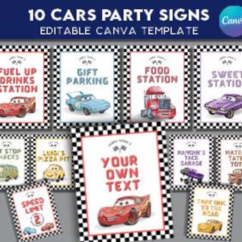 Custom Snack Signs for Parties - Etsy Canada