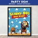 Toy Story Slinky Dog Hot Dogs Party Sign | Toy Story Birthday Party ...