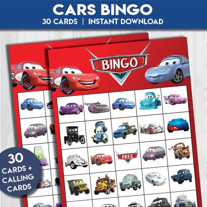 Car Bingo - Etsy
