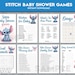 Stitch Baby Shower Games Set | the Price is Right Guess Who Games ...